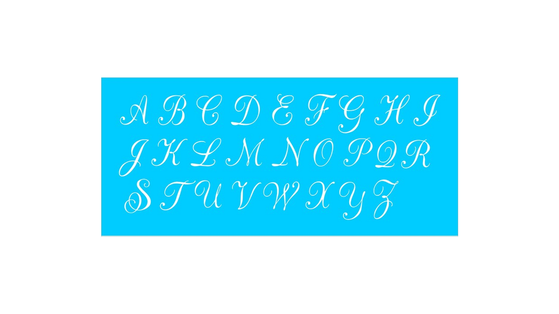 Custom Monogram Initial and Date Stencil - Create Wedding Signs or ...