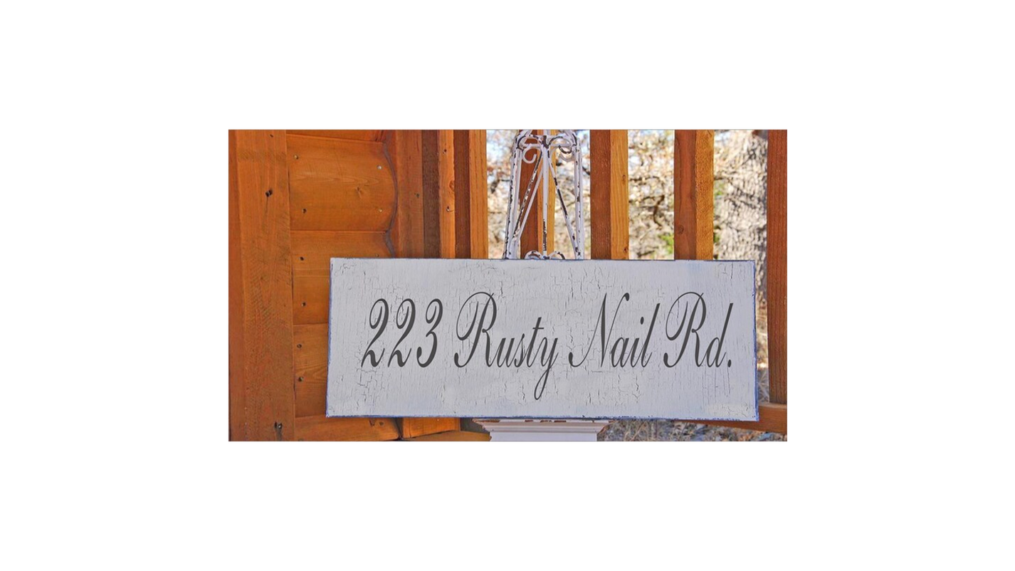 Custom Address Stencil - Address Stencil | Superior Stencils
