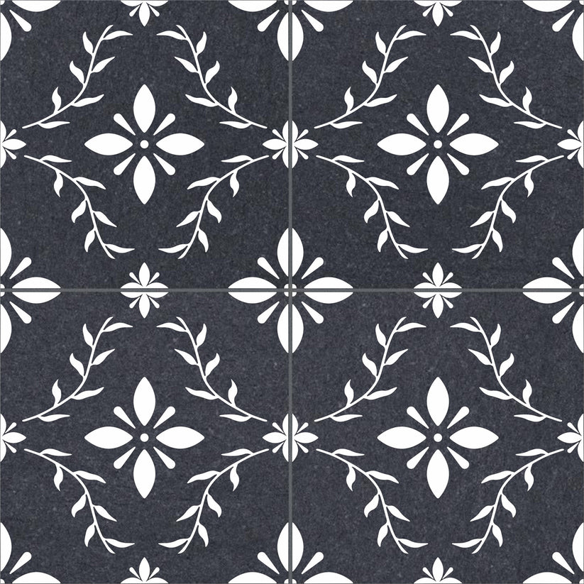 COTTAGE Garden Tile Stencils - Floor Stencil - Tile Painting - Wall ...