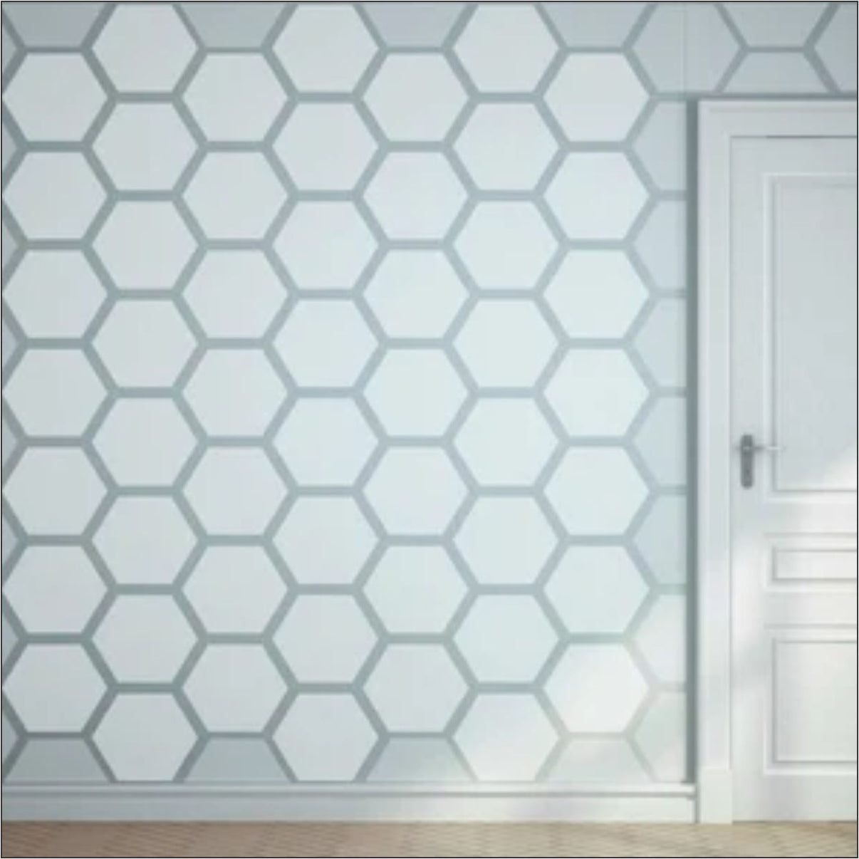 HEXAGON HONEYCOMB Wall Stencil - Wall Painting - Floor Stencil ...