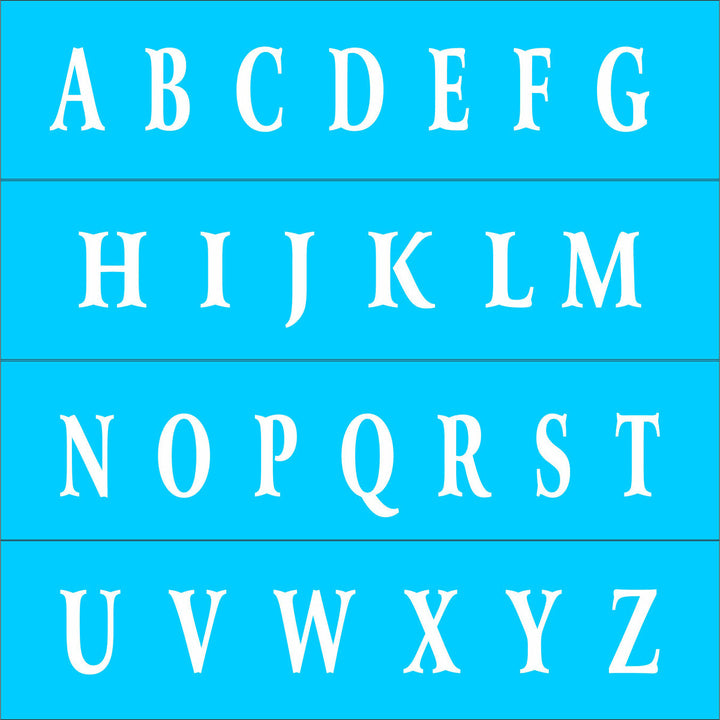 Alphabets and Numbers | Superior Stencils