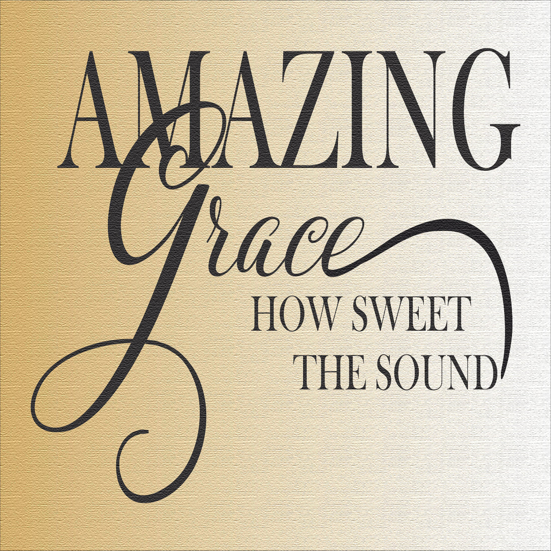 Amazing Grace Sign Stencil - Create Christian Signs