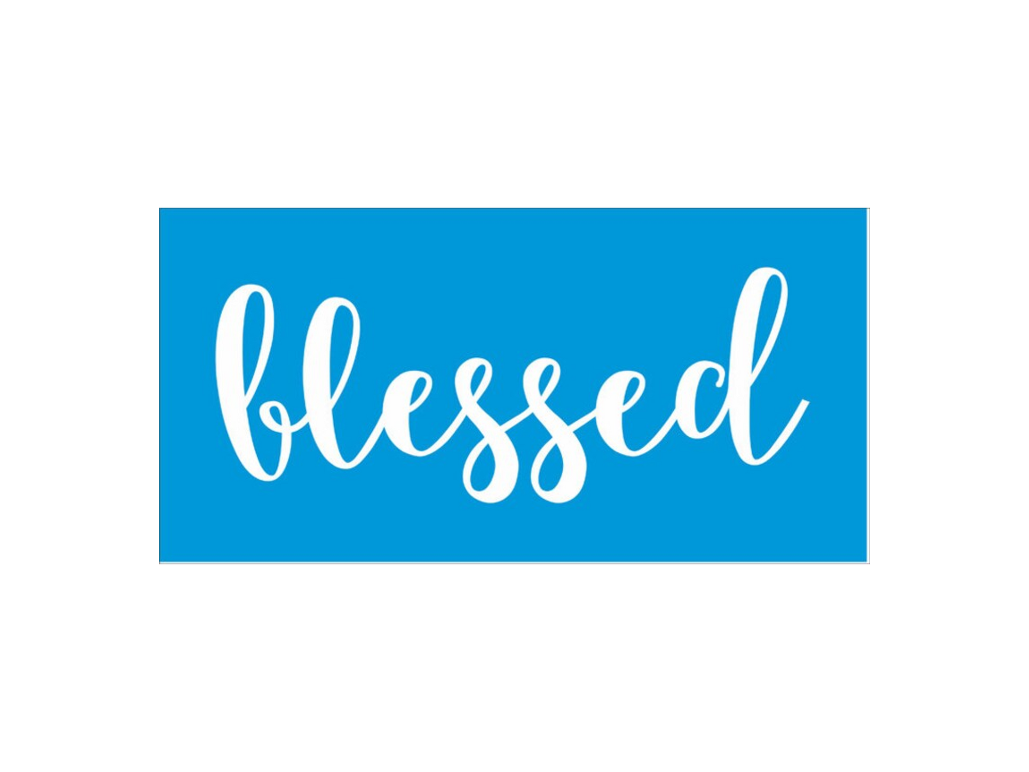 Blessed Stencil | Superior Stencils