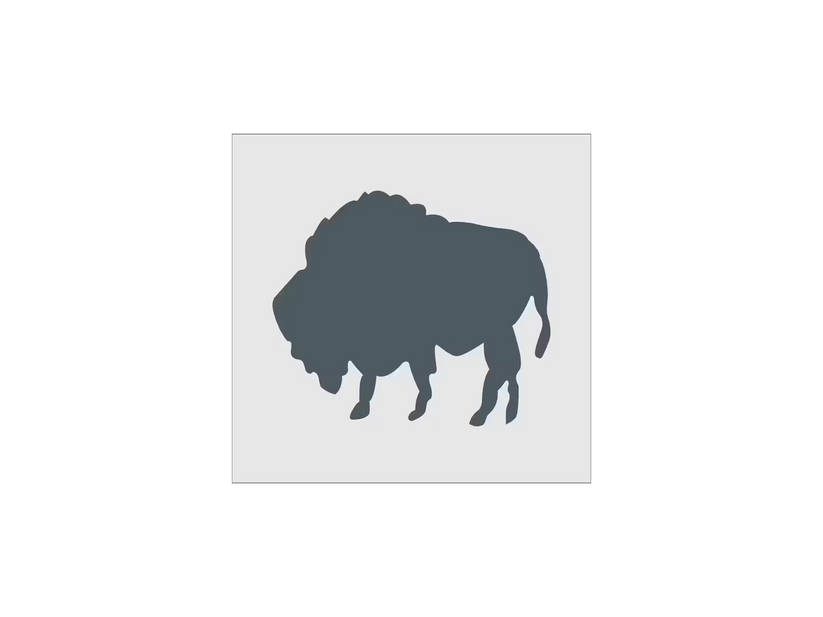 Buffalo Stencil