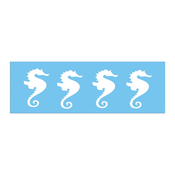 Seahorse Border Stencil | Superior Stencils